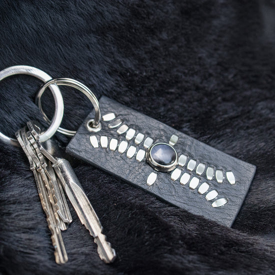 Dominic Semi-precious Stone Keychain | Calleen Cordero